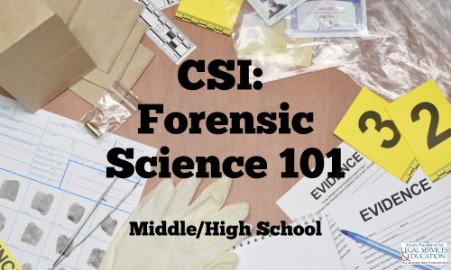 CSI Arizona: Forensic Science 101 -ACADEMY (FREE FOR SSP ONLY)